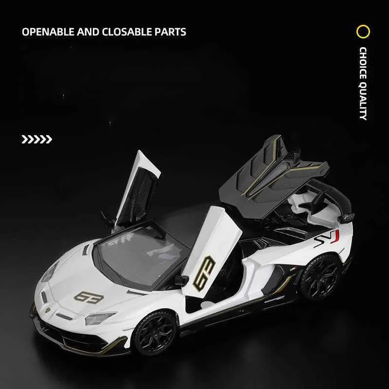 Diecast Metal Car 1:32 Scale Supercar Replica Alloy Collectible Vehicle ...