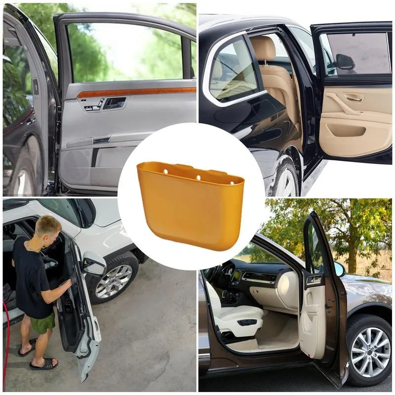 DHgate.com:Premium Leakproof Car Seat Trash Can - Black Polyester ...