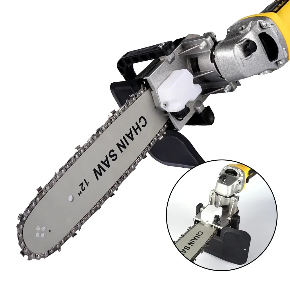 Adjustable Angle Grinder Chainsaw Attachment: Convert Your Grinder to a ...