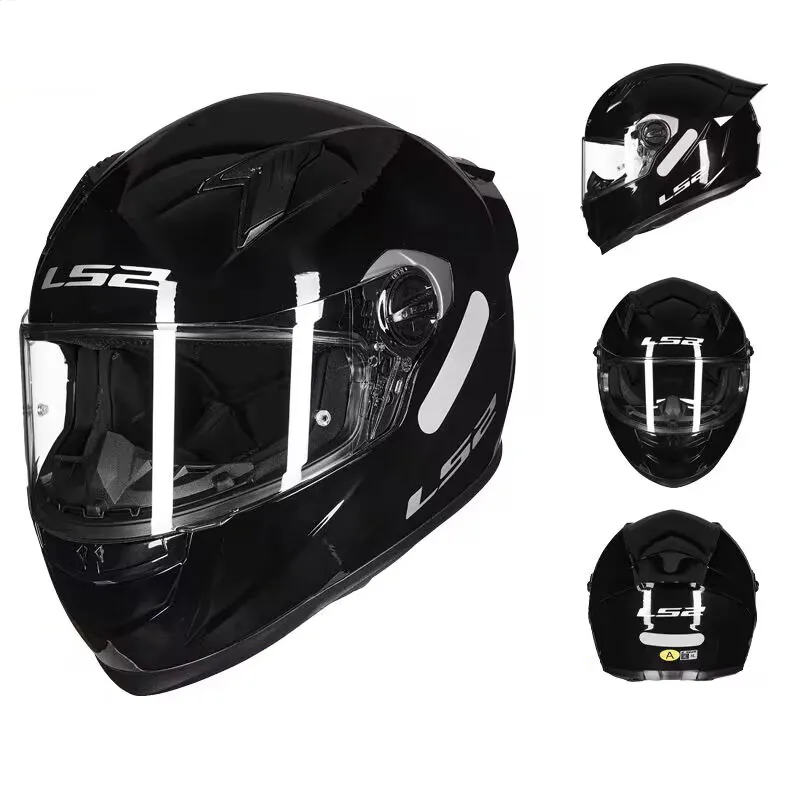 Full-Face Motorcycle Helmet | LS2 Pixel Style Modular Helmet for Men ...