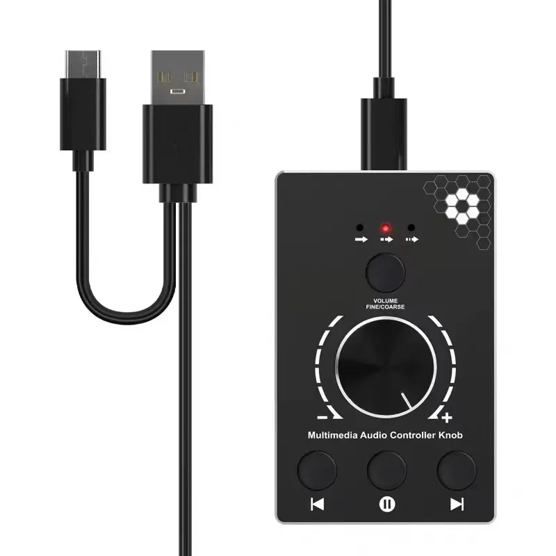 USB Volume Control Knob For PC & Bluetooth: Multimedia Speaker Volume ...