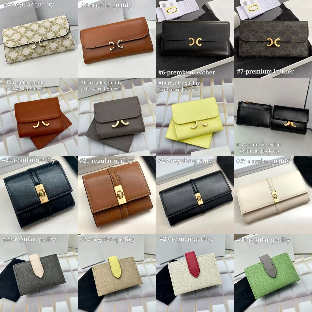 DHgate.com:Premium Leather Mini Card Holder Wallets for Women and Men ...