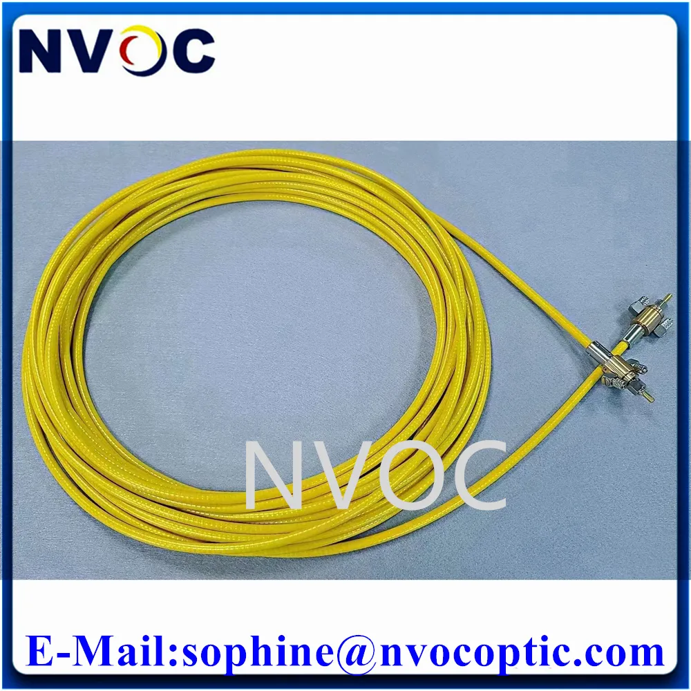 D80-SI-800-3M High Power Silica Fiber Optic Patch Cord Cable 3M Length ...