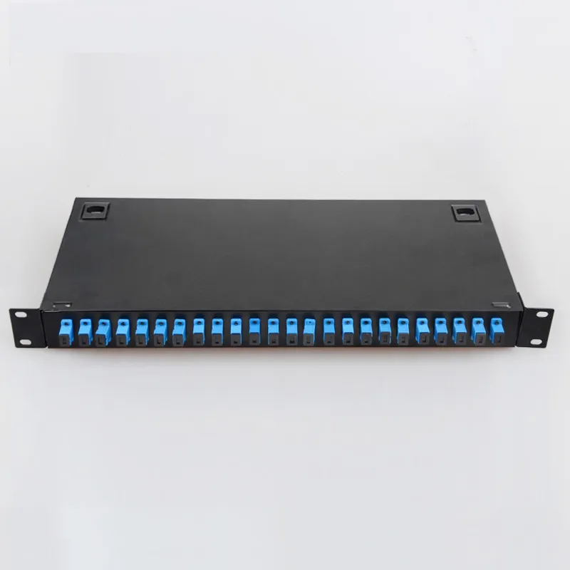 Rack Mounted Fiber Optic Patch Panel, ODF With Or 48Core SC FC LC ST ...