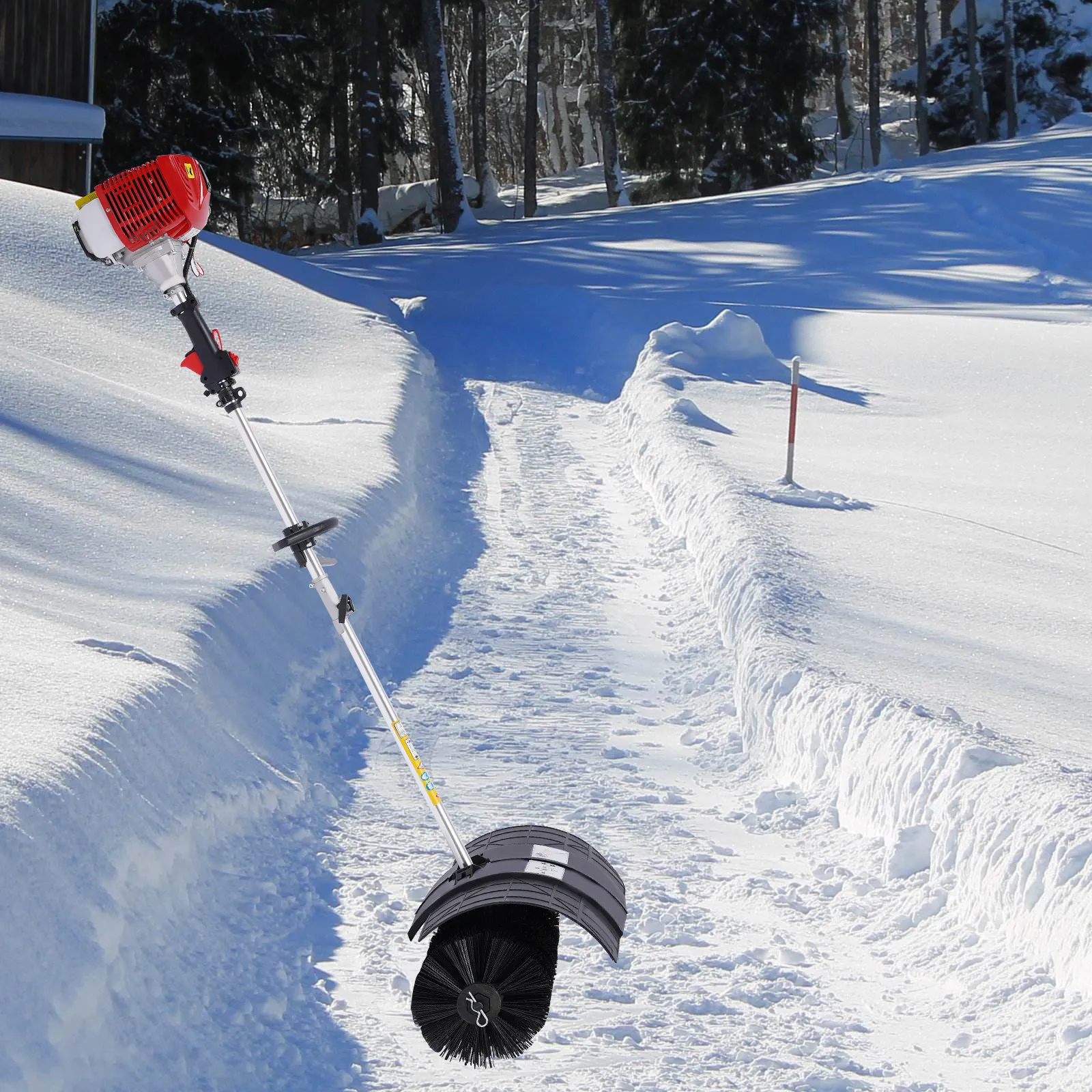 2-Stroke Handheld Sweeper for Outdoor Activities - 1.7KW/2.3HP, 52cc ...