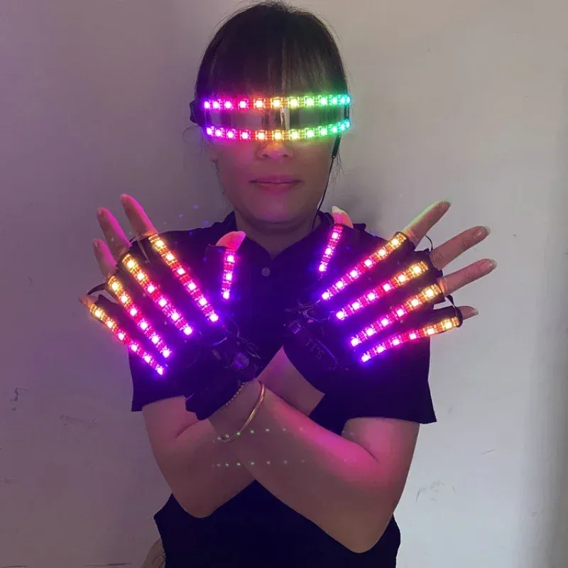 finger lights gloves