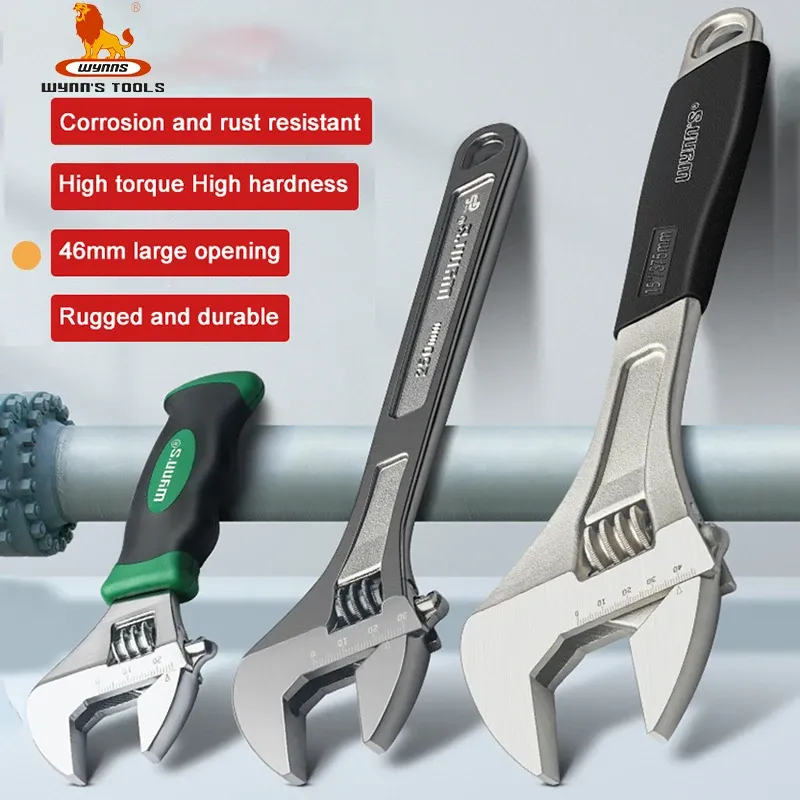 adjustable wrench set sizes
