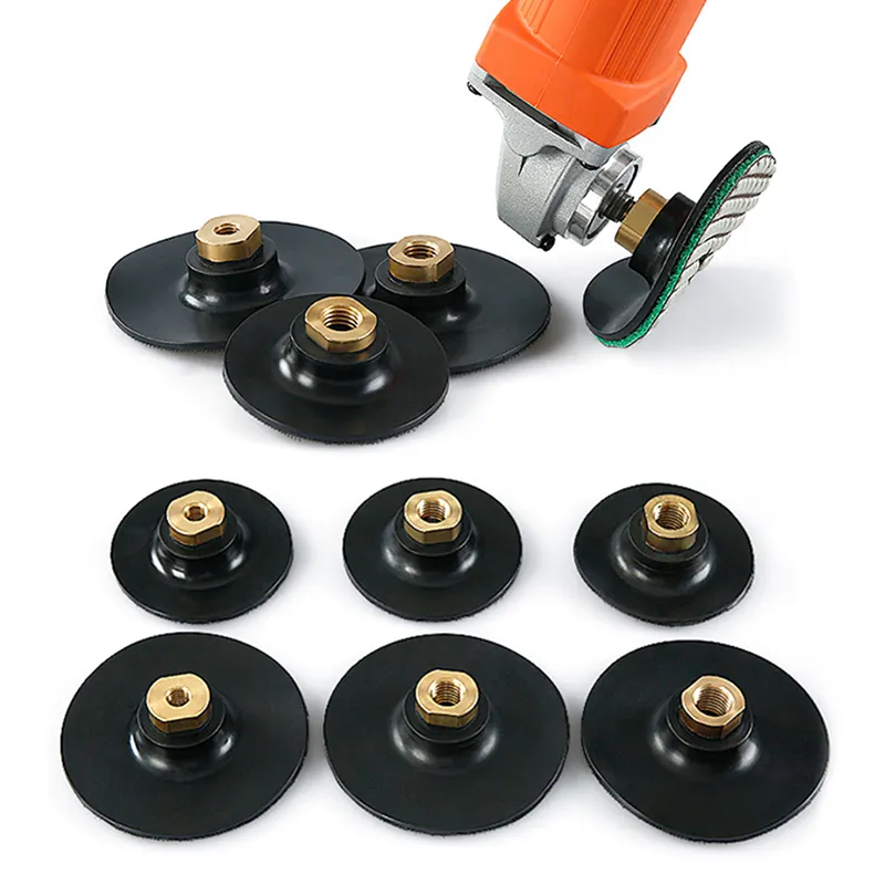 DHgate.com:20243-4 Inch Rubber Backing Pad Set Angle Grinder Polishing ...