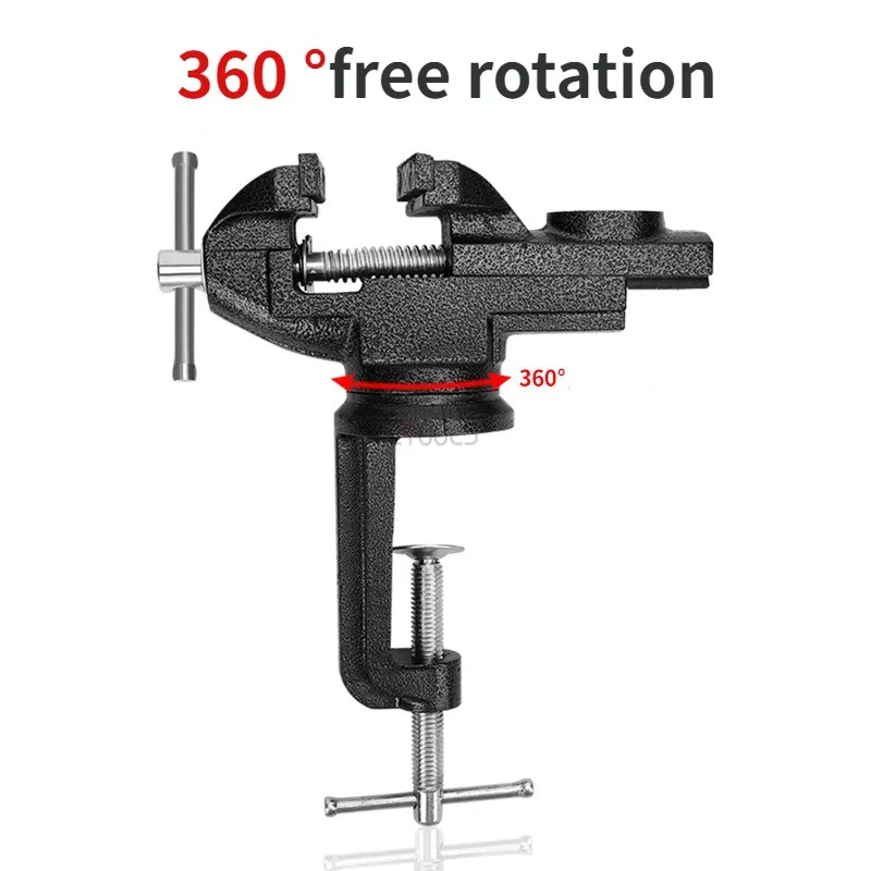 360° Rotating Bench Clamp Woodworking Desktop Quick Acting Hold Down ...