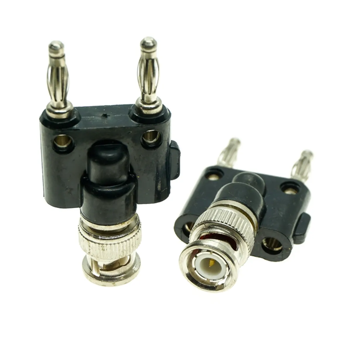 1M2M BNC Male Plug to Dual 4mm Banana Plug Adapter: Reliable Coaxial ...
