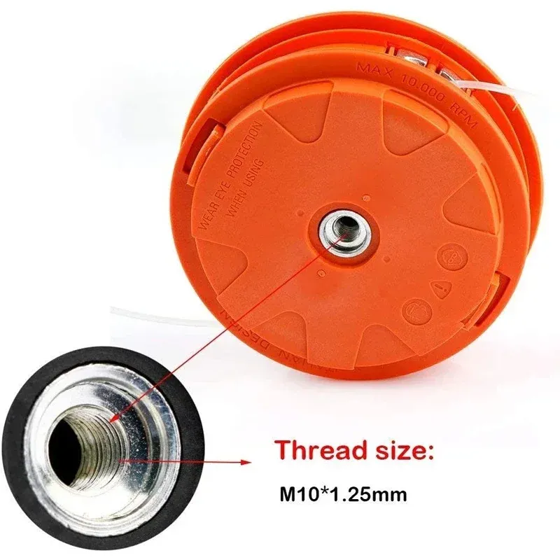 DHgate.com:Universal Aluminum Bump Feed Trimmer Head for Brush Cutter ...