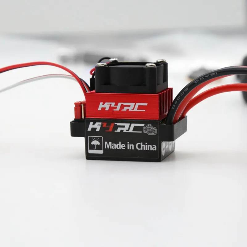 60A Waterproof Brushed ESC Forward/Reverse Brake BEC for 1/10 RC Car ...