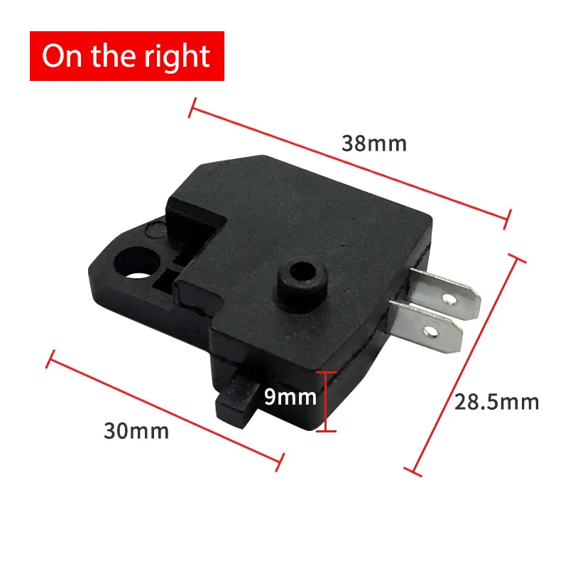 2x Motorcycle Front Right Brake Lever Stop Light Switch Replacement for ...