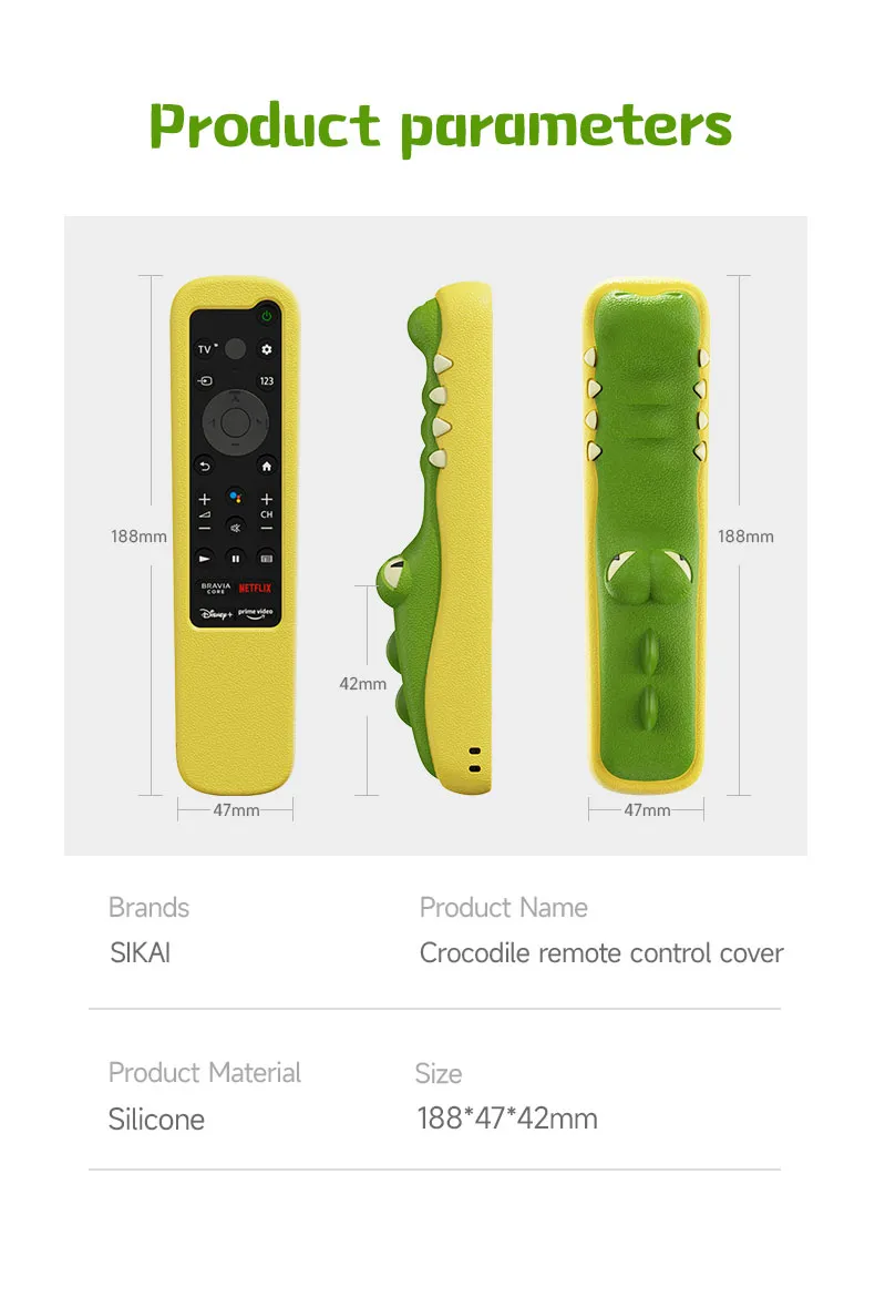 DHgate.com:Silicone Case for Sony BRAVIA XR TV Remote with Lanyard ...