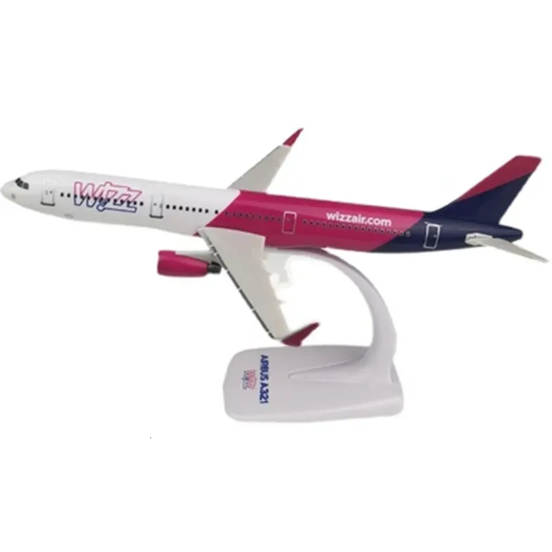 A321 Airplane Model WIZZ AIR Aircraft Plane 20cm Assembly Resin Base ...
