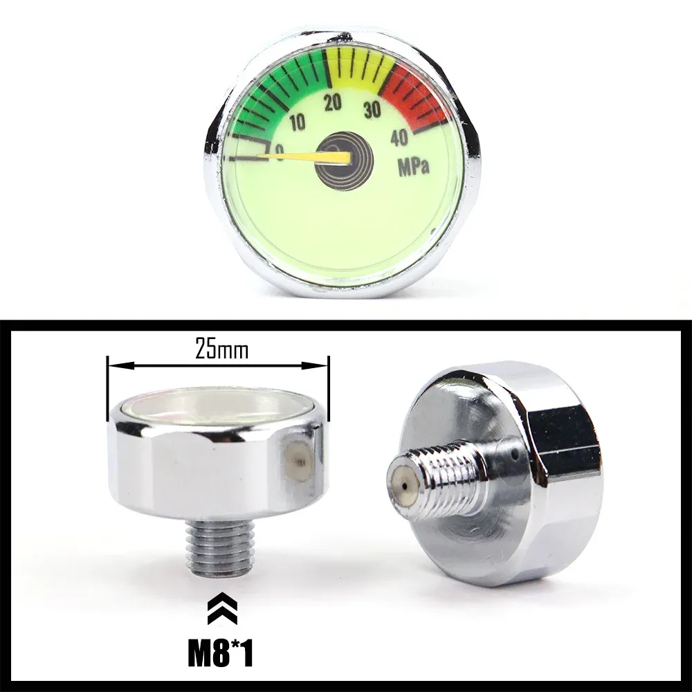 Air Mini Micro tire pressure gauge Manometre Manometer with Thread 1 ...