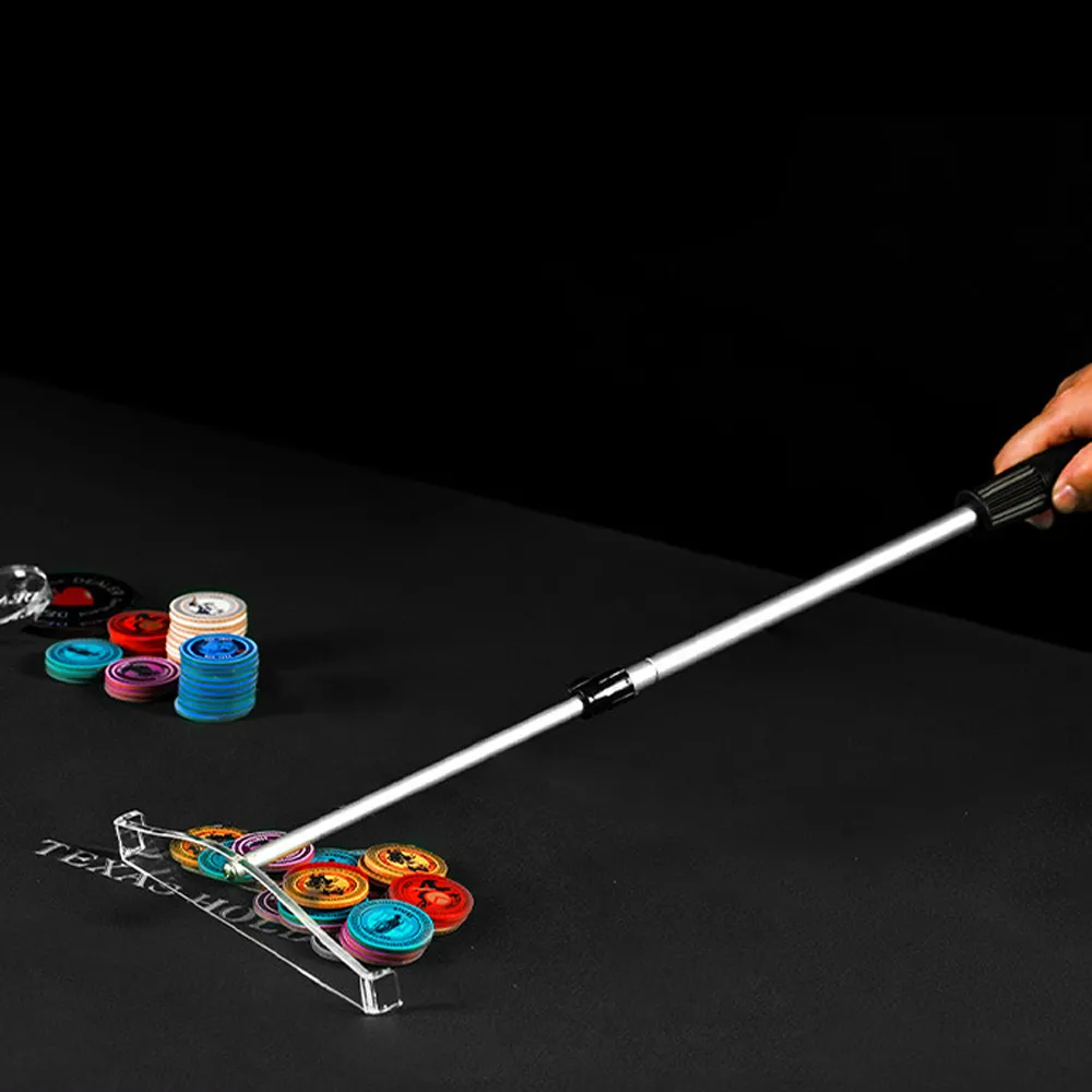 70cm Poker Chip Push Chip Rake Collect Chip Retractable Rake Casino ...