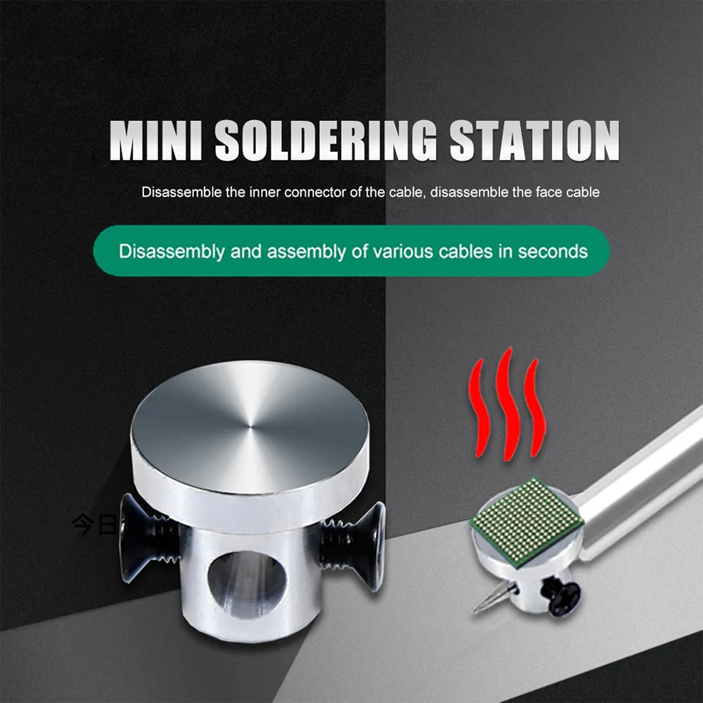 Mini Soldering Table With Cable Holder For T12 936 Motherboard IC Chips ...