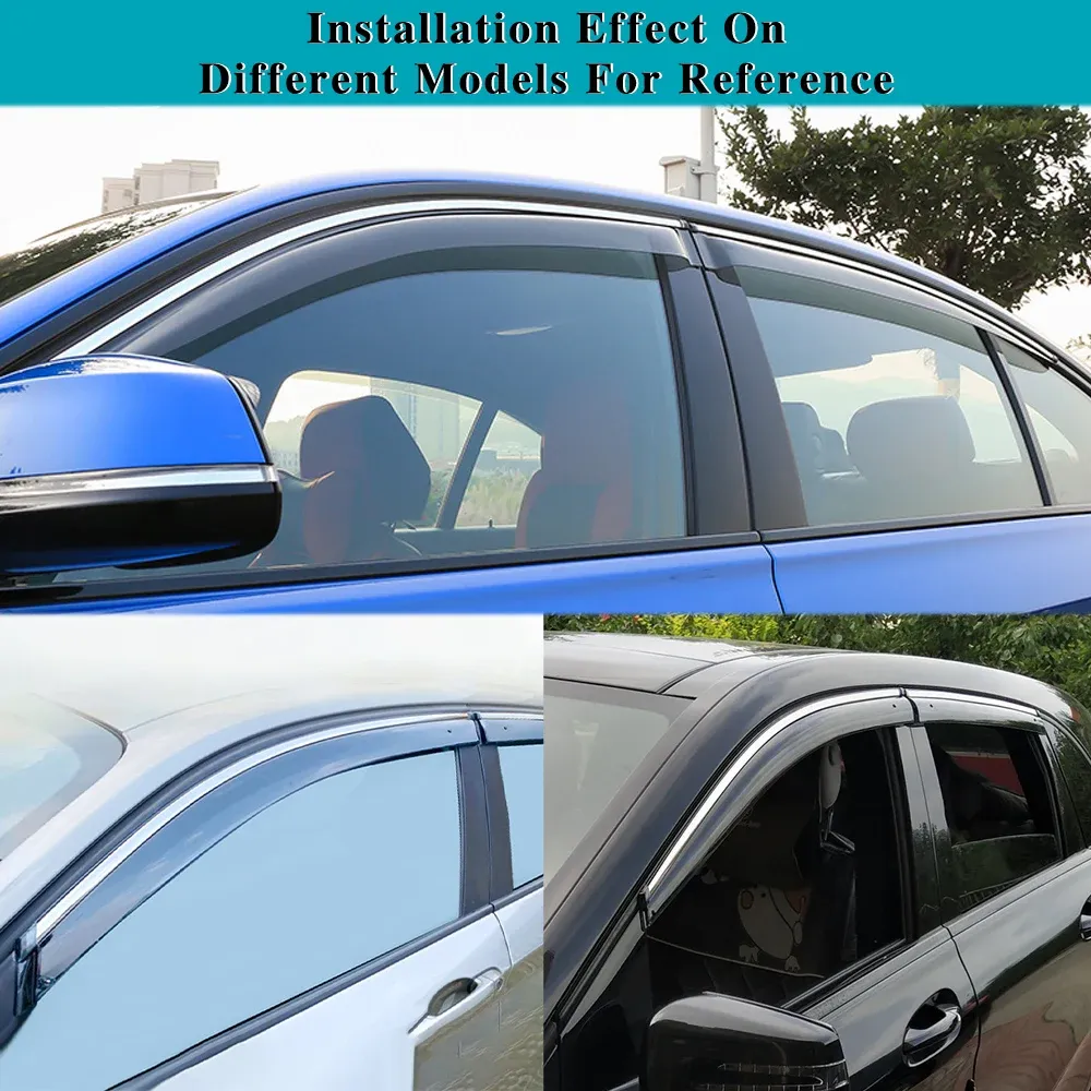 Car Window Sun Rain Shade Visor with Frame Sticker for BMW X2 F39 2018 ...