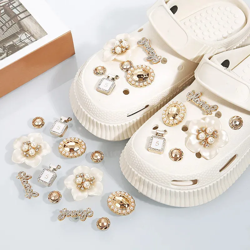 20243D Charms for Clogs, Pearl Bear Shoe Decoration Accessories, Cute ...