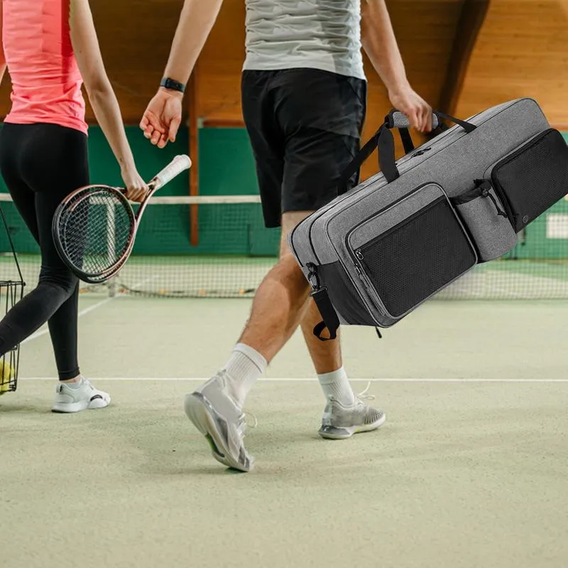 Tennis Racket Bag - Holds 7 Racquets, Durable & Spacious for Men ...