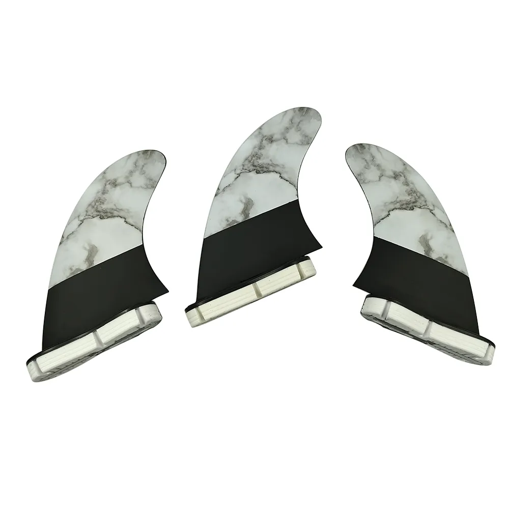 Tri Fins M/L 3 Base Surfboard Fins Double Tab Fins/Double Tabs 2 Fin ...