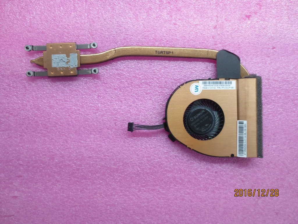 Laptop Cooling Fan Base Replacement Assembly, CPU Heatsink Radiator ...