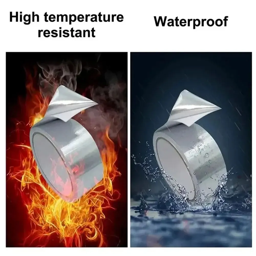 Aluminum Foil Tape for Kitchen, Waterproof Self-Adhesive Heat Resistant ...