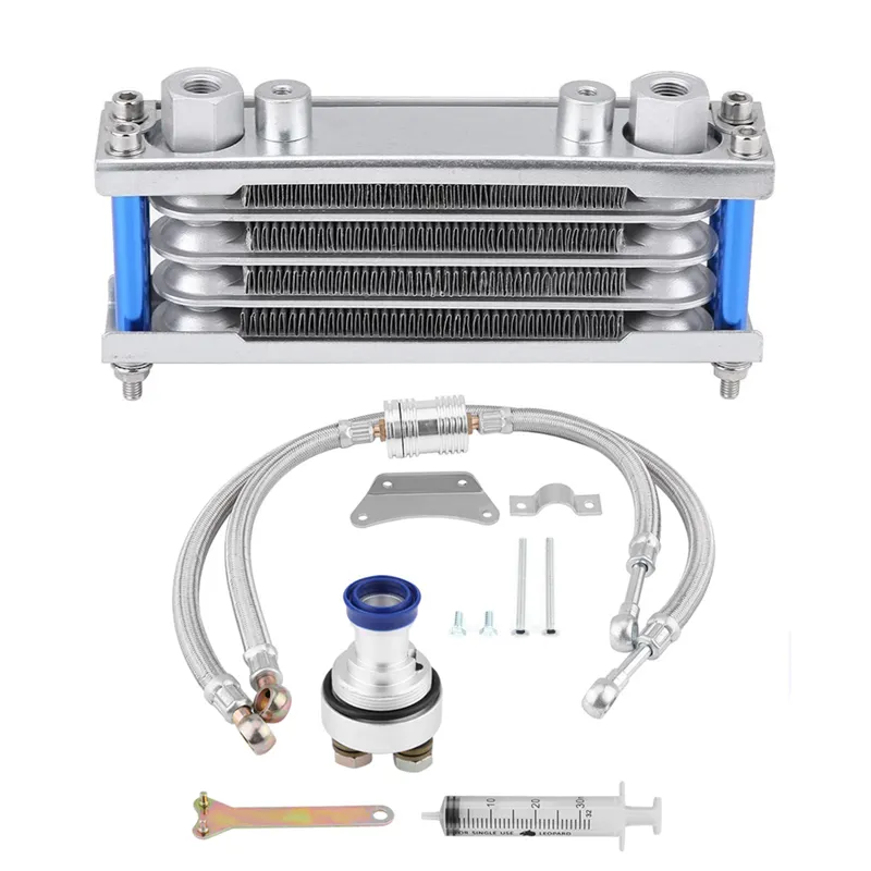 65ml Motorcycle Oil Cooler System Kit for Honda CB CG 100cc-250cc ...