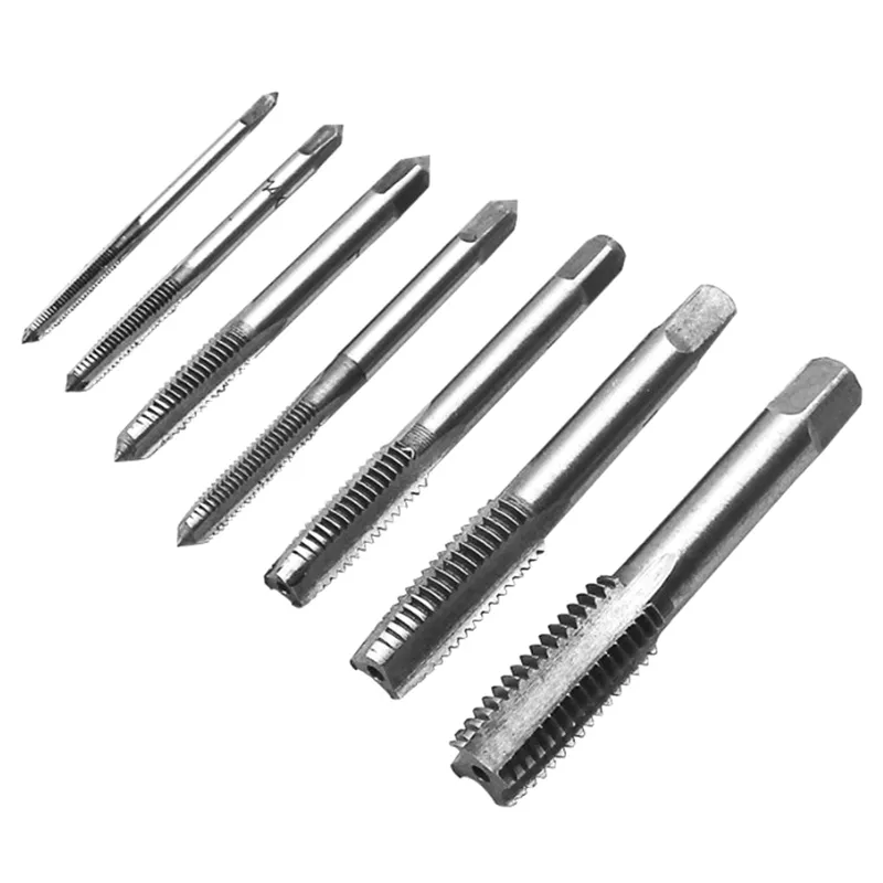 Thread Gauge Tool: Metric Tap Set Metal Threading Drill Bit Set M3 M12 ...