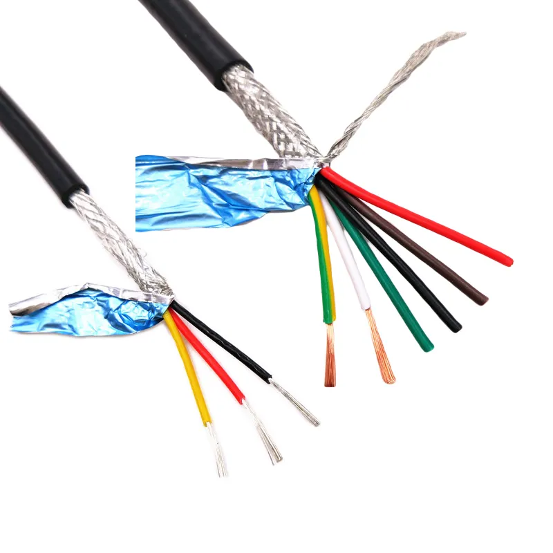 DHgate.com:26-18AWG 5M RVVP Black PVC Insulated Multi-Purpose Shielded ...