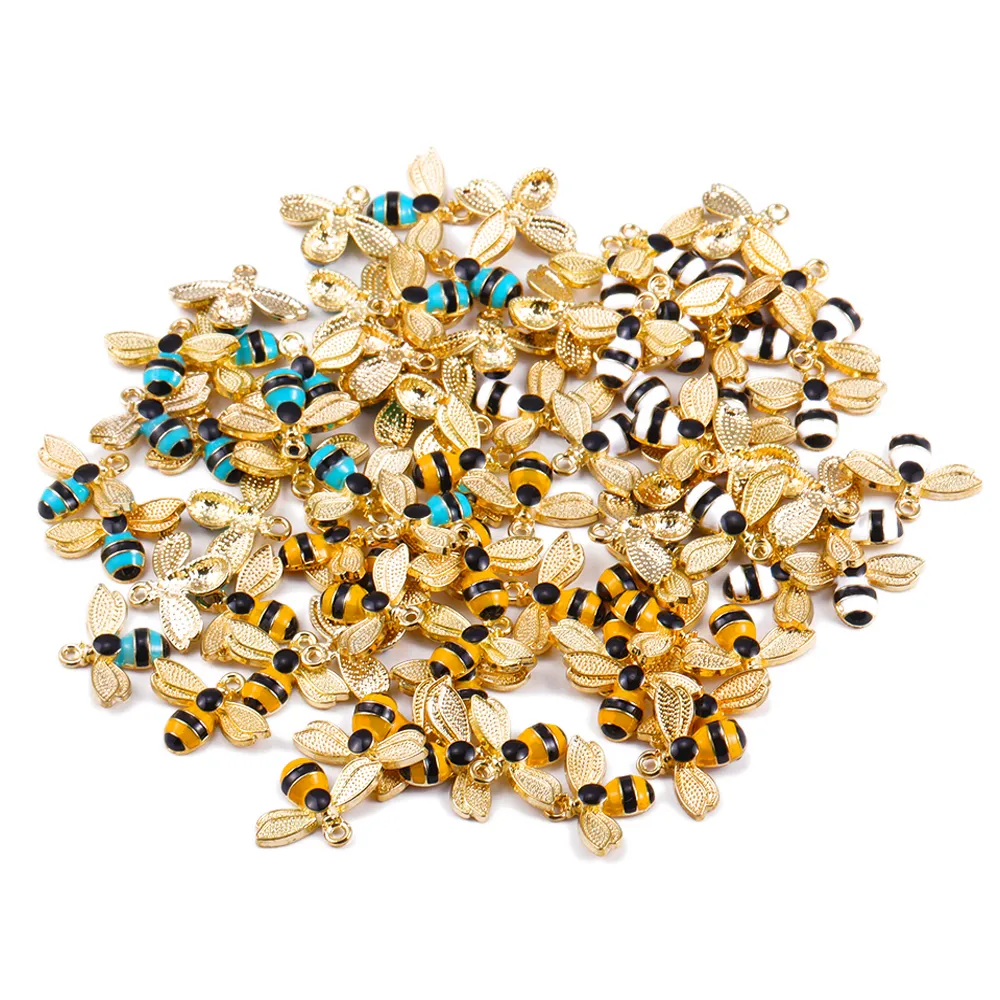 Enamel Bee Charm Pendants - for DIY Jewelry Making! Shop Now! from ...