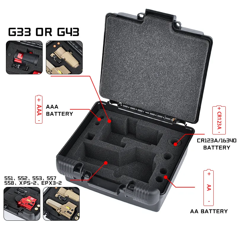 Wadsn Tactical Scope Red Dot Sight Box Protective For Eotech 551 552 ...