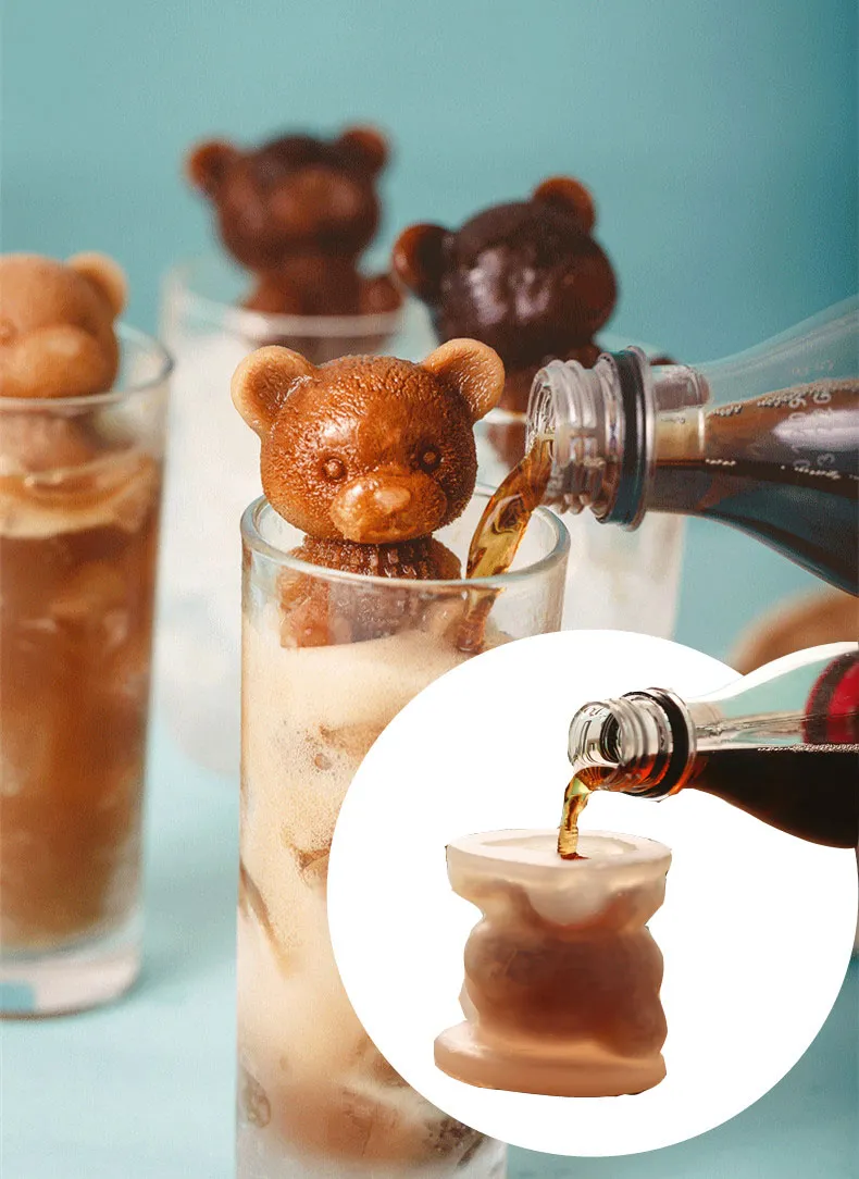DHgate.com:Teddy Bear Silicone Ice Cube Maker: DIY Chocolate, Whiskey ...