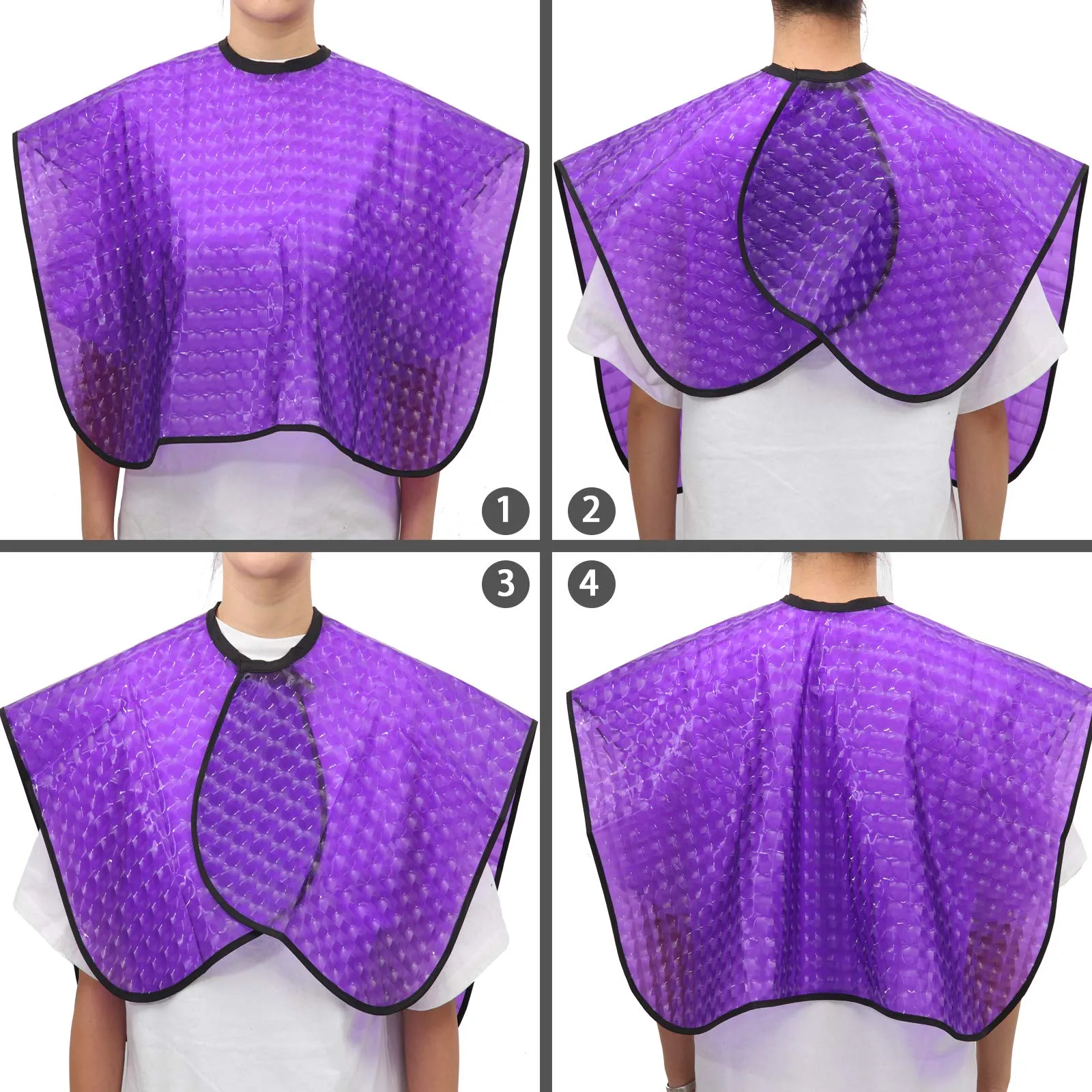 Waterproof Hairdressing Cape - Pro Barber Salon Hair Dyeing Coloring ...