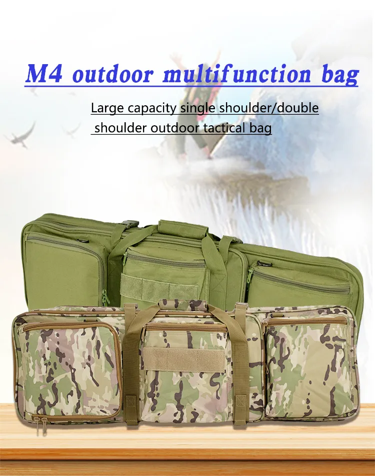 M4 Tactical Rifle Gun Bag Airsoft Paintball Hunting Rifle Gun Carry ...