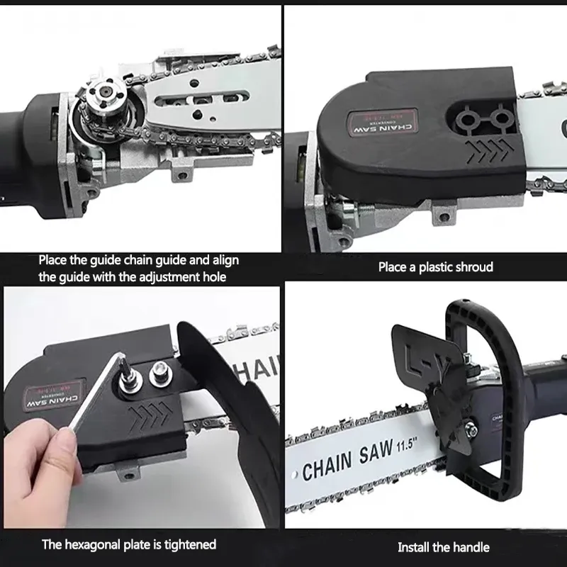 Mini Electric Chainsaws Chains Replacement 4/6/8 Inch Steel Chains For ...