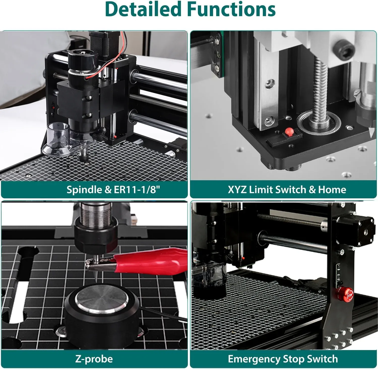 CNC Wood Router Kit - 4030 PRO 500W GRBL Control DIY Laser Engraver ...