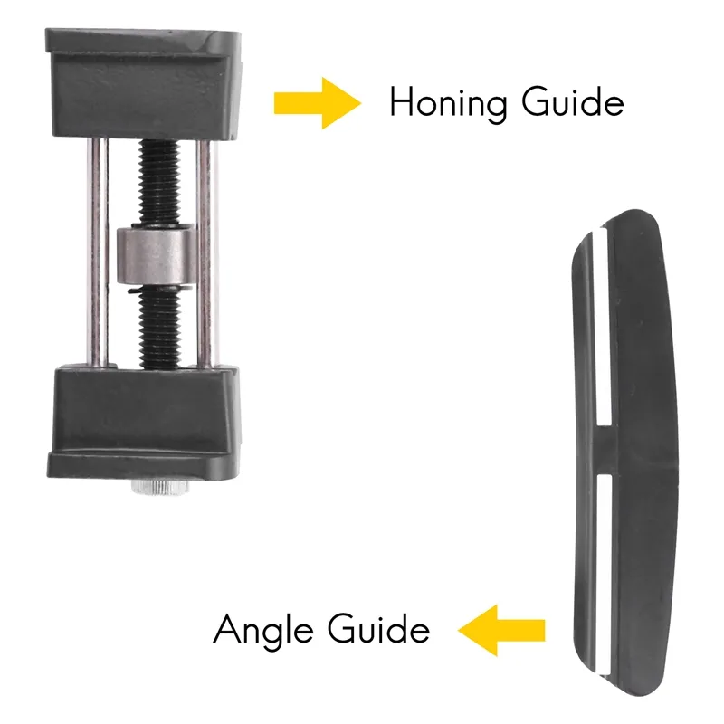 Complete Honing Guide And Angle Wood Clamp Set With Chisel Sharpening ...