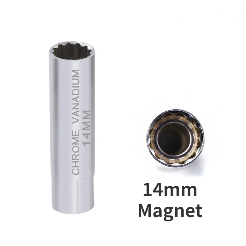 Universal Spark Plug Socket Wrench: Magnetic Shrapnel Removal Tool For ...