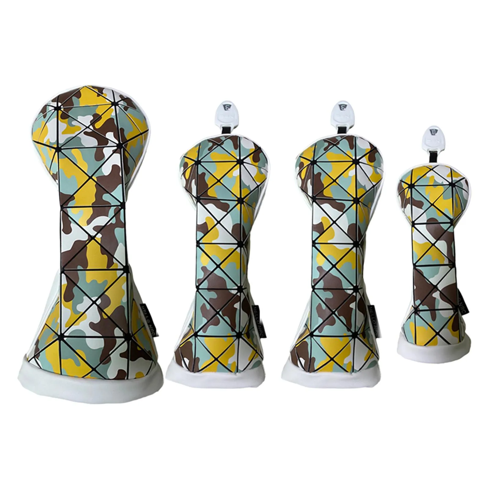 Golf Club Head Cover Golf Headcovers PU Replacement Golf Putter Head ...