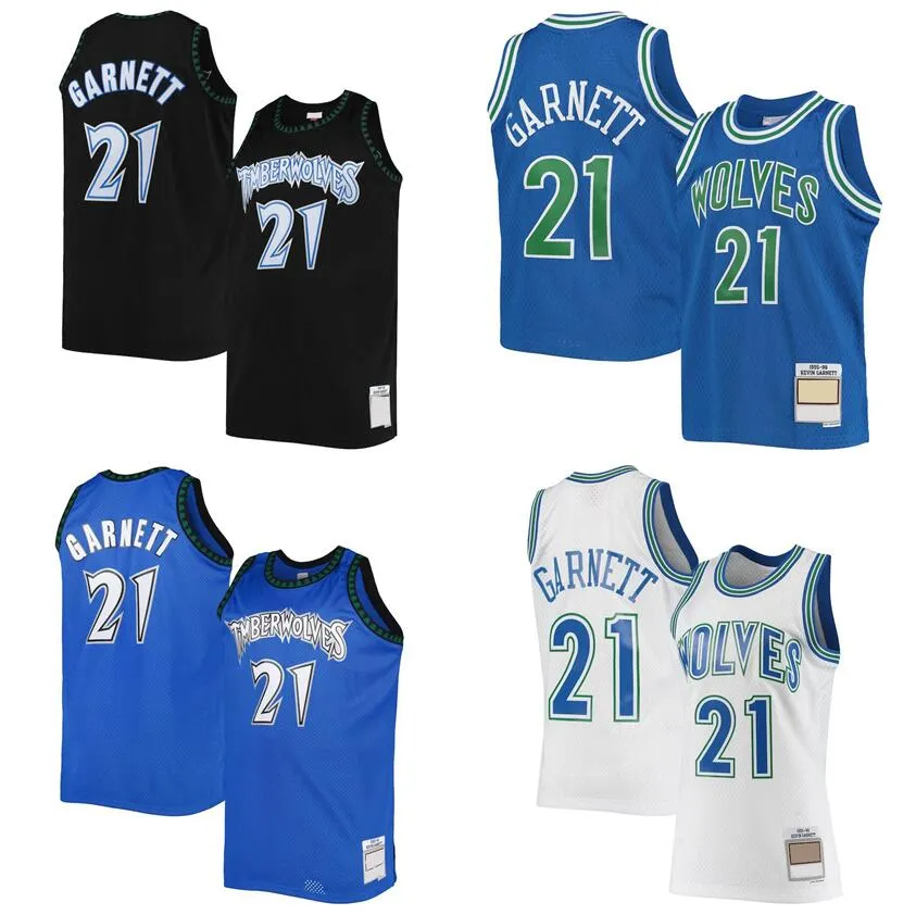 Anthony Edwards Basketball Jerseys Kevin Garnett Gobert Towns Naz Reid ...