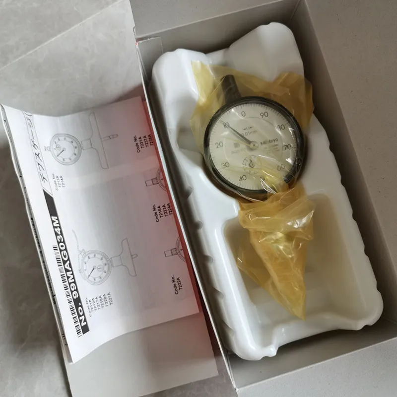 Precision Depth Measurement Tool: Needle Point Dial Indicator Gauge, 0 ...