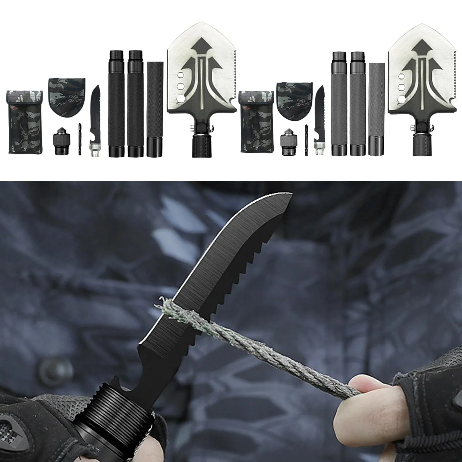 Ultimate Survival Axe & Shovel: Extendable, Multifunctional Tool for ...