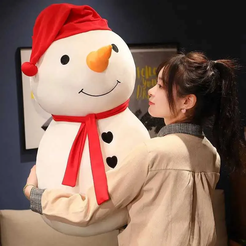 DHgate.com:Soft Big White Snowman Plush Toy for Winter & Christmas - 30 ...