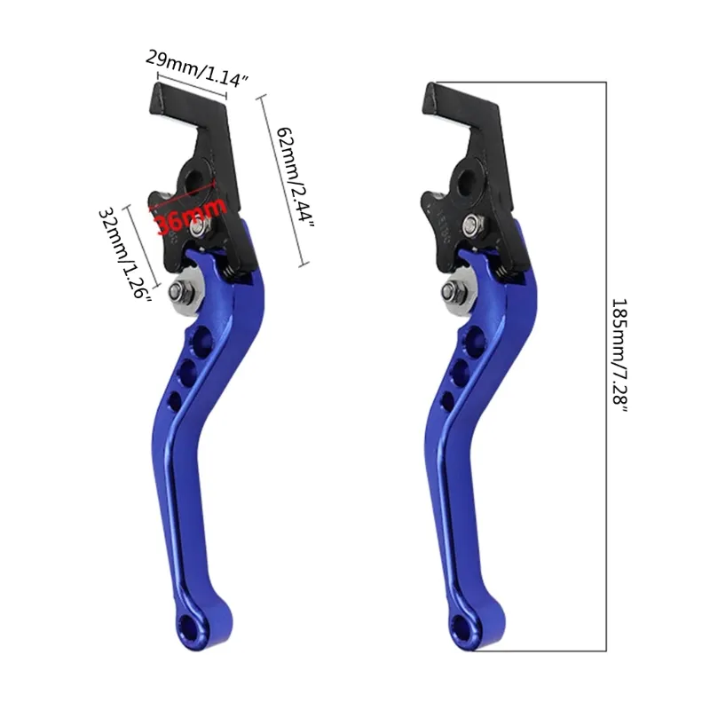 DHgate.com:Aluminum Alloy Adjustable Brake Levers with Double Discs for ...