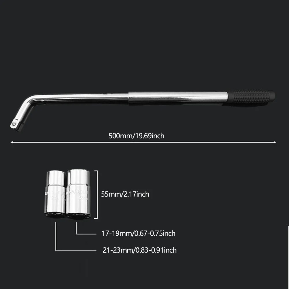 Professional Heavy Duty L Shaped Tire Wrench Set With Telescopic ...