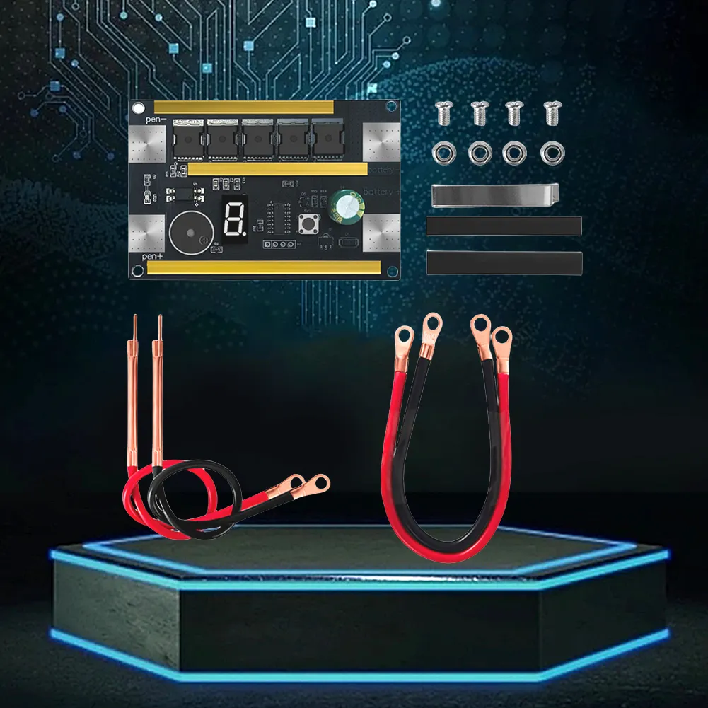 Digital Tube Spot Welder DIY Kit with 9 Adjustable Voltage Levels for ...