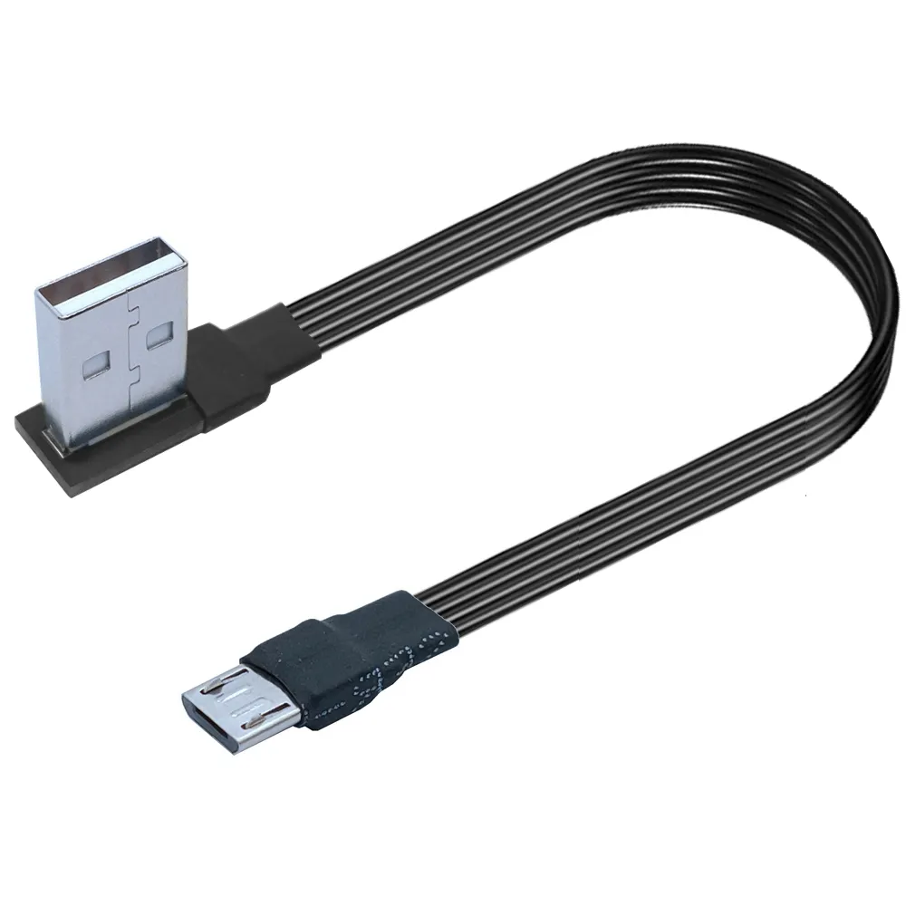 3M USB Micro USB Male to Male Data Transfer Cable with 90 Degree Angled ...