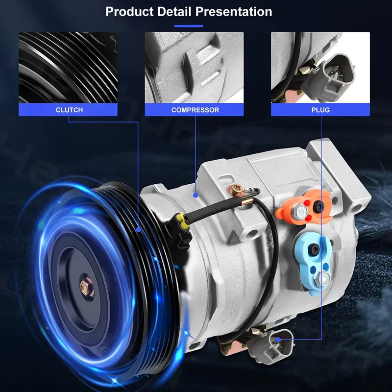AC Compressor For Toyota Yaris Vios Stufenheck Auris Ractis 2005 2014 ...